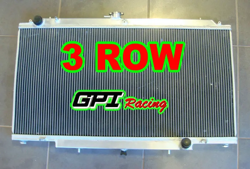 GPI racing aluminum alloy radiator for Nissan GU PATROL Y61 PETROL 4.5L ...