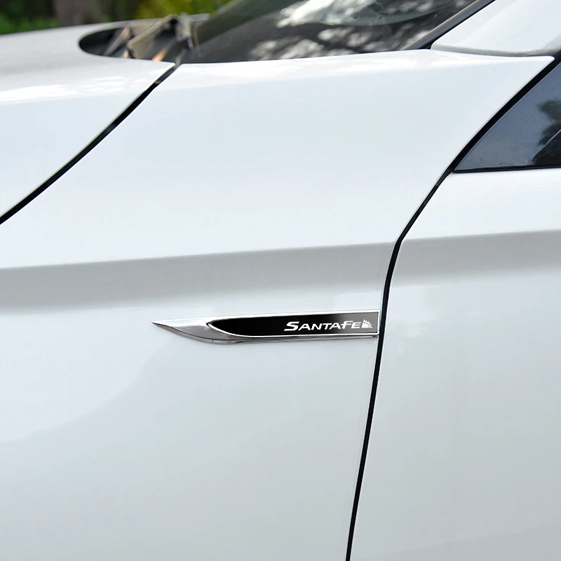 Car Exterior Metal Leaf Board Decoration Stickers For Hyundai Accent ...