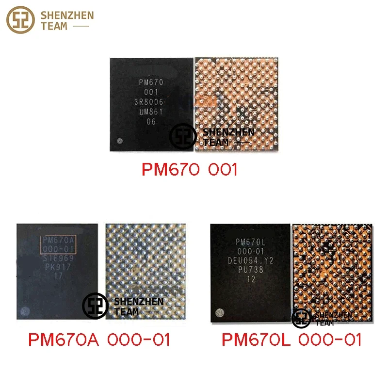 SZteam-fuente de alimentación PMIC PM670 001 PM670A PM670L 000-01 IC para Samsung, Xiaomi 8, CC9 ...