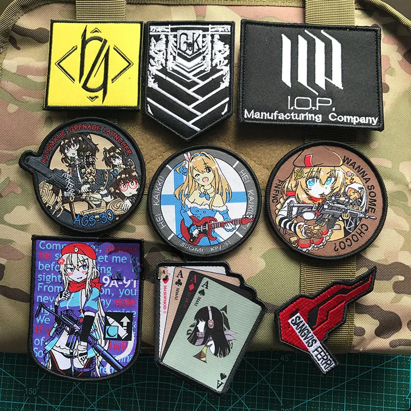 Girls-Frontline-Morale-Badge-Badge-404-Squad-Armband-Backpack-Badge-PasteTactical-Sticker ...