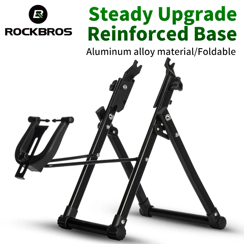 ROCKBROS Bicycle Stand Aluminum Alloy Folding Design Adjustable Rack ...