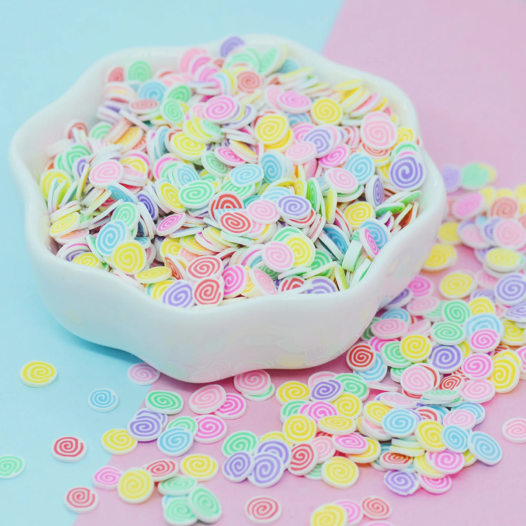 Polymer Clay Slime Candy Sprinkles Fake Food Crafts Nail Art Decorating ...