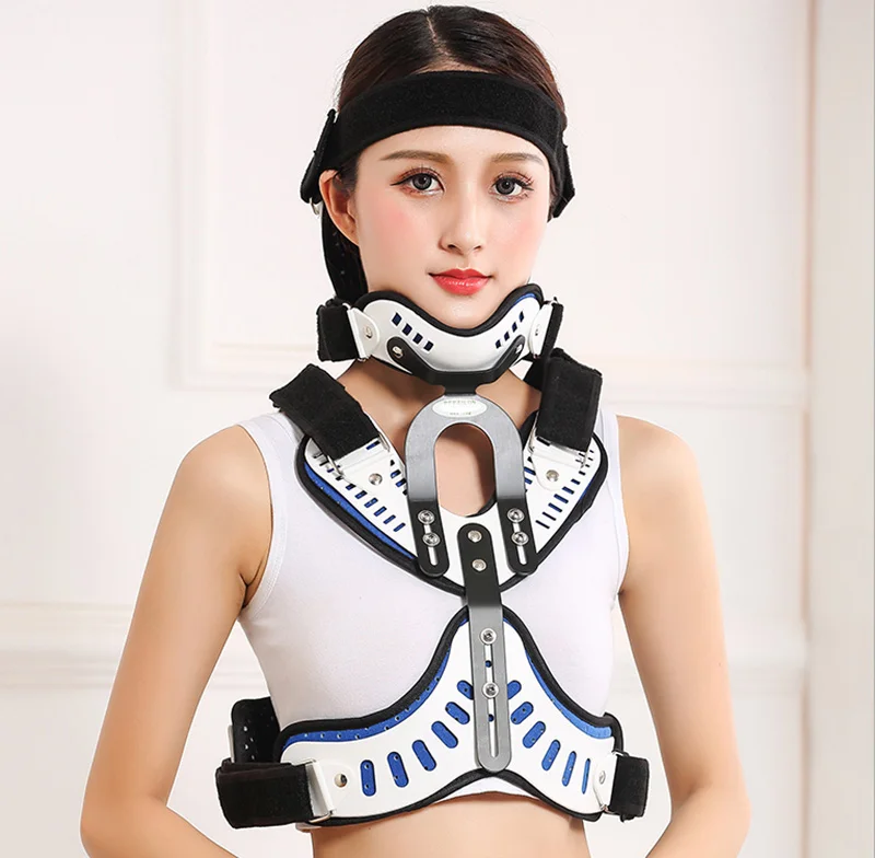 Head And Neck And Thoracic Support Brace Orthopedic Cervical Support ...