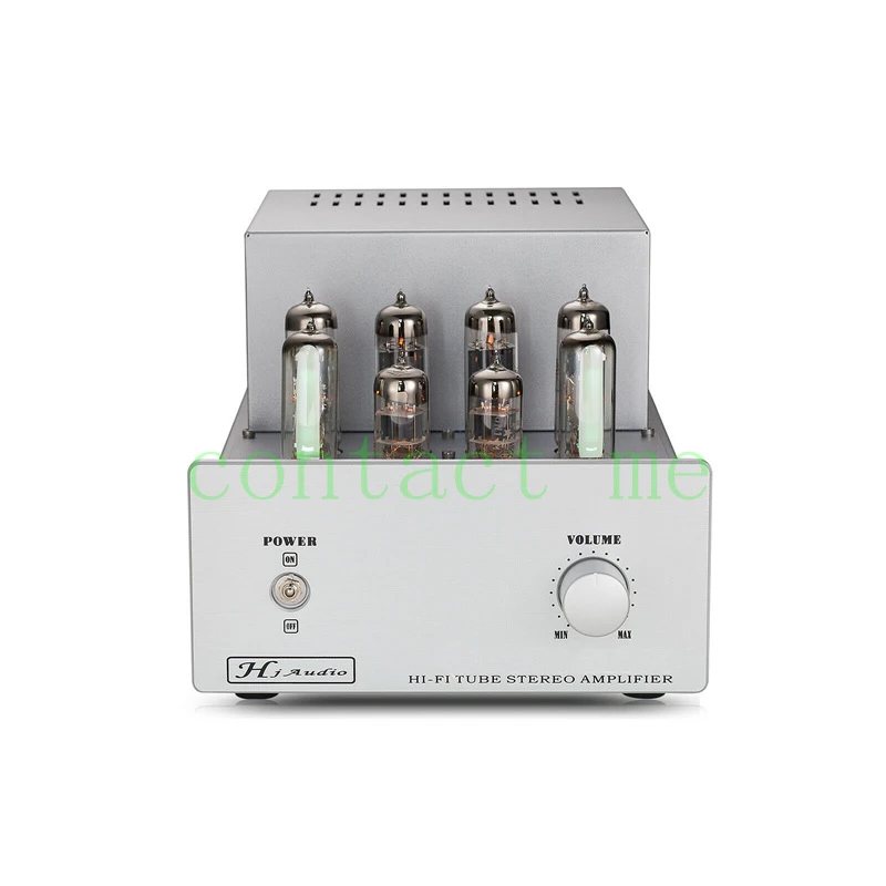 ST 6P14/EL84 PP stereo push pull combined tube amplifier DIY kit, output power: 13W×2, frequency ...