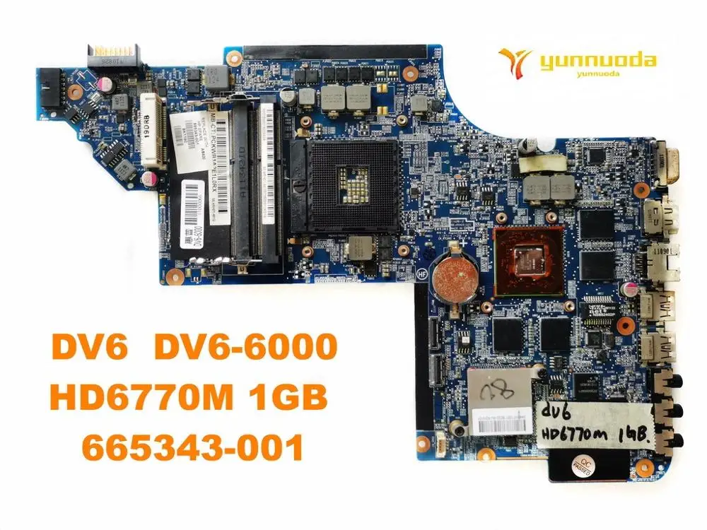 Original-for-HP-DV6-6000-motherboard-665343-001-650799-001-HD6770M-1GB ...