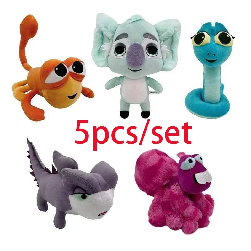 5pcs-set-Movie-Back-To-The-Outback-Plush-Toy-Koala-Scorpion-Lizard ...