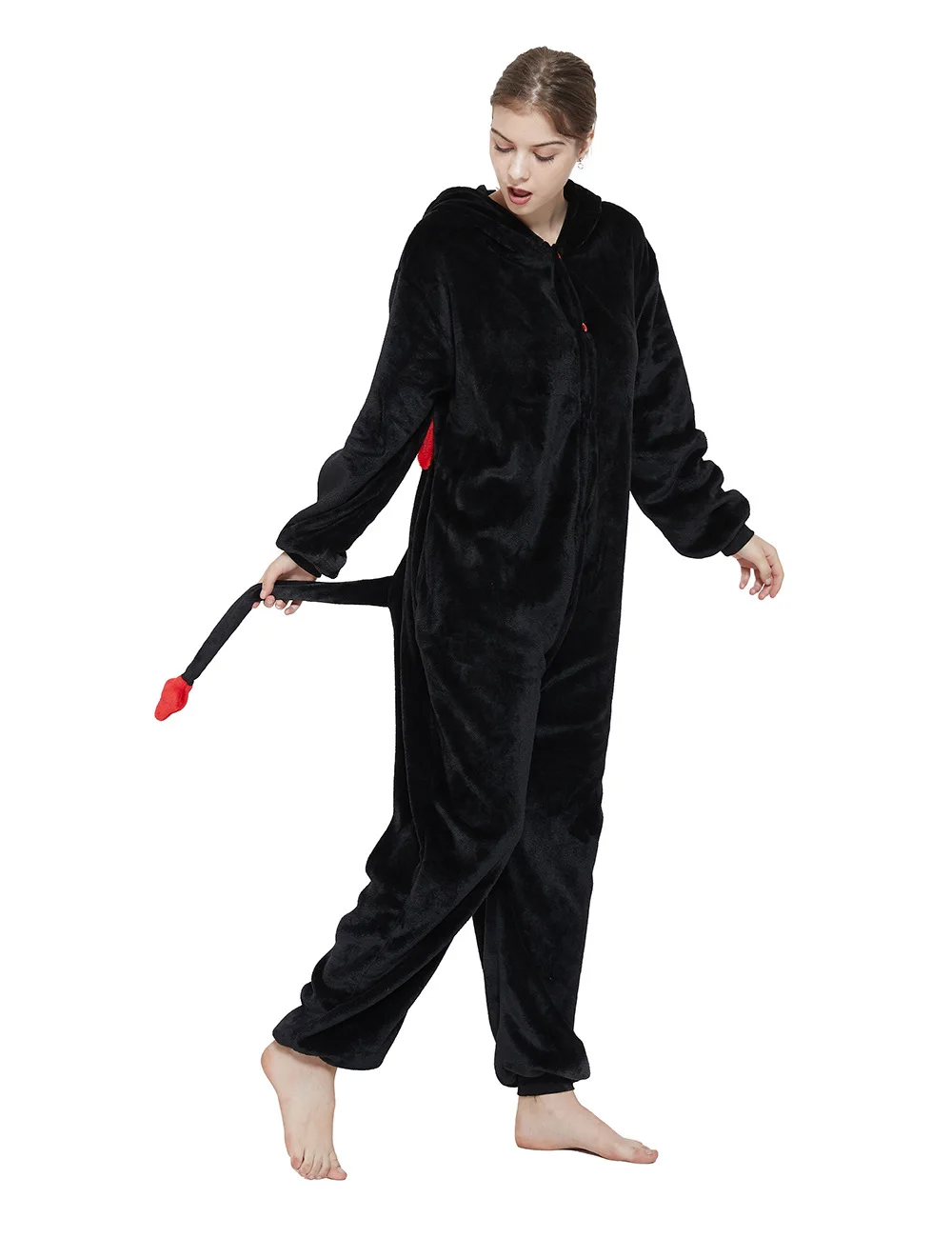 Kigurumi Onesies Devil Demon Sleepwear Unisex Pajamas Set - KawaiiMerch.com