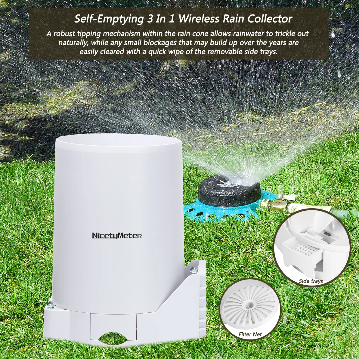 Digital Wireless Rain Gauge