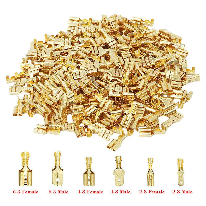 Other DIY & Tools - 540Pcs Female Male Electrical Spade Wire Butt ...