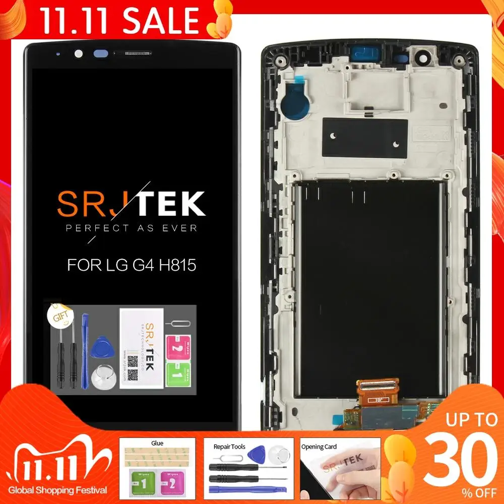 Einzelne SIM Original 5.5 "2560x1440 Display Für LG G4 H815 LCD Touch ...