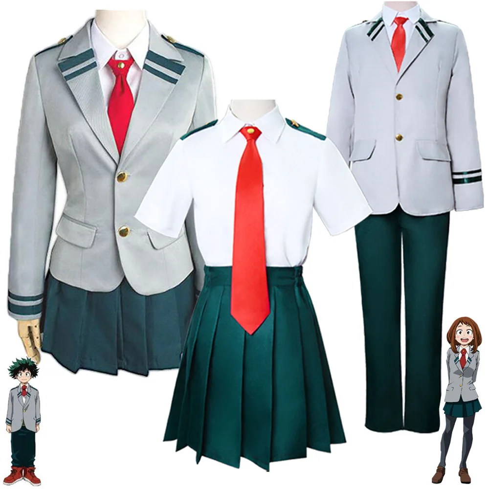 My Hero Academia Midoriya Izuku Cosplay School Uniform Todoroki Shouto ...