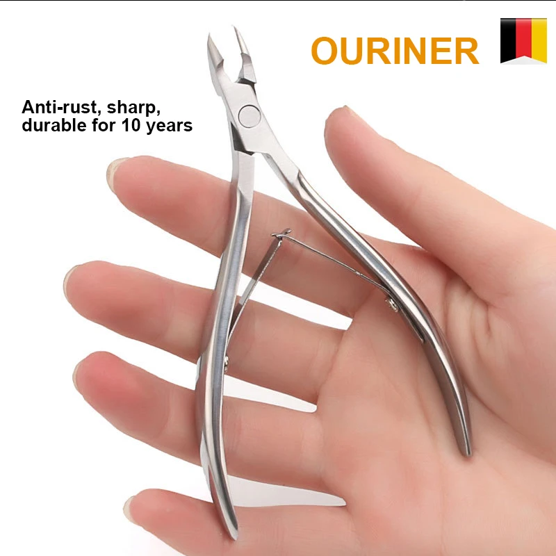 Cuticle Clippers Trimmer Dead Skin Remover Pedicure Stainless Steel ...