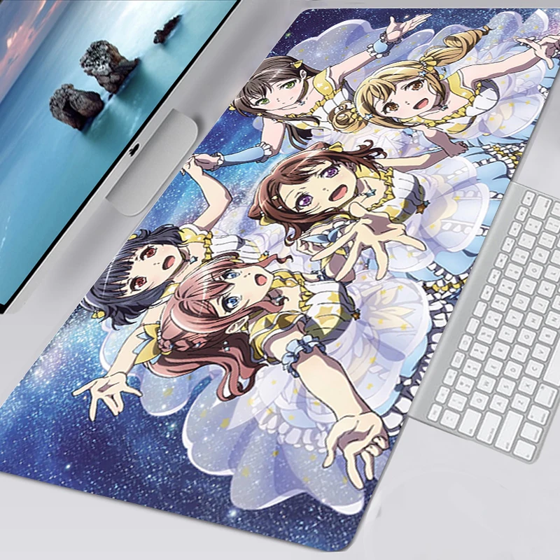 Mousepad BanG Dream 40x90 Alfombrilla Gaming Accessories Non slip Mouse ...
