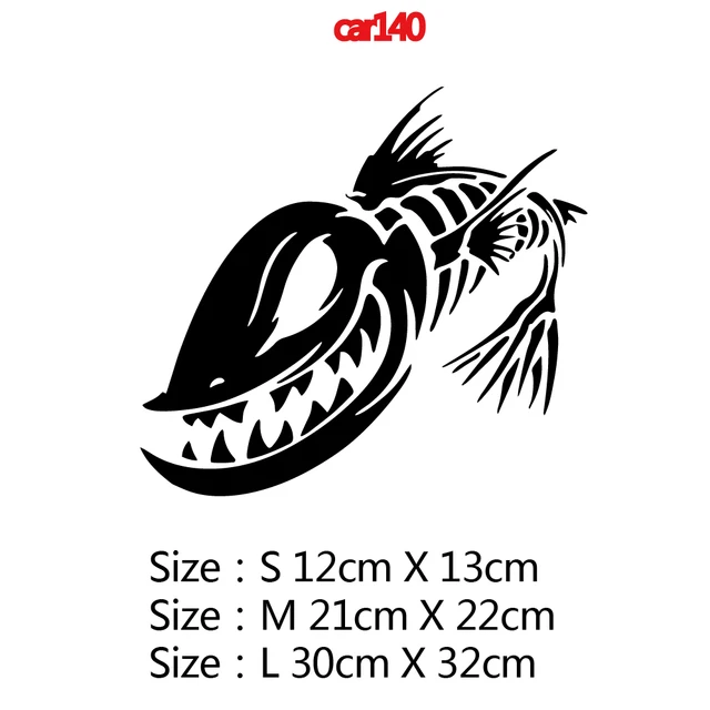 Car-styling Funny Go Fishing and Carp Hunter Car Decal Stickers 3D Car ...