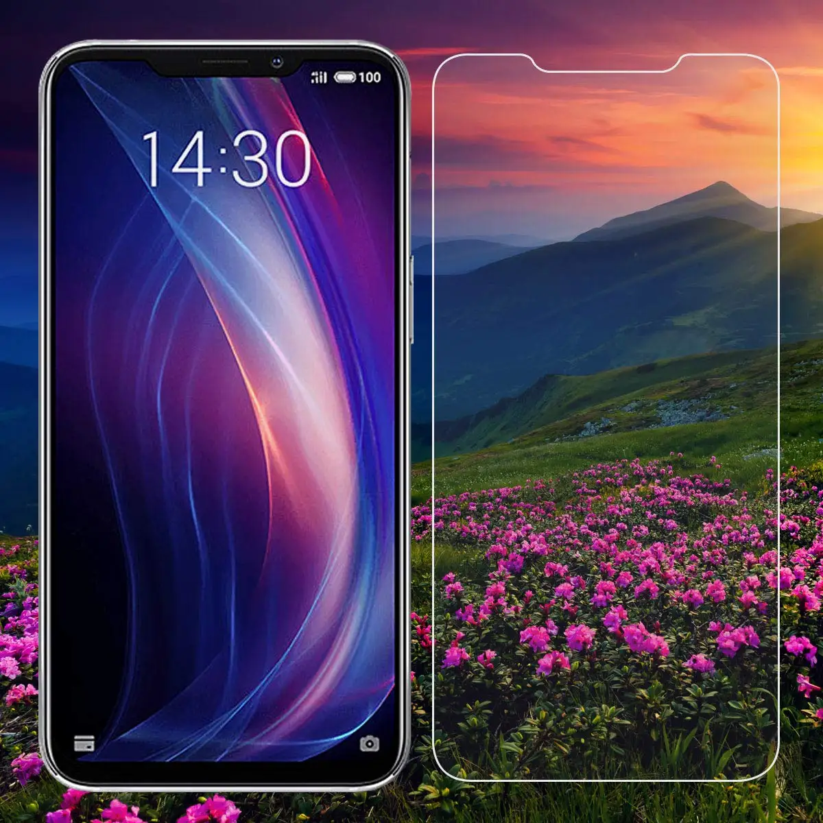 Закаленное стекло для Meizu X8 V8 M8 C9 Pro защита экрана 9H Защитная ...