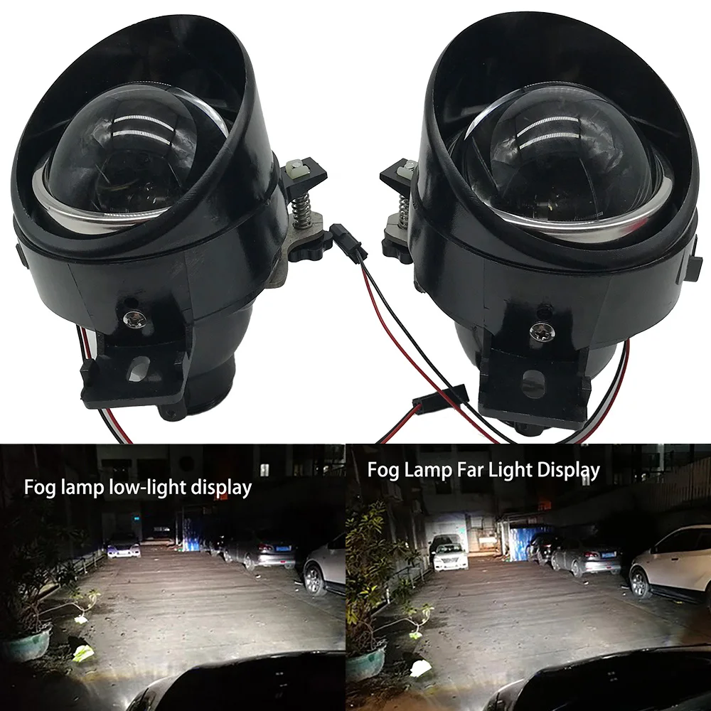 LED HID 12V H11 lens Fog Lamp Assembly Super Bright Fog Light For ...
