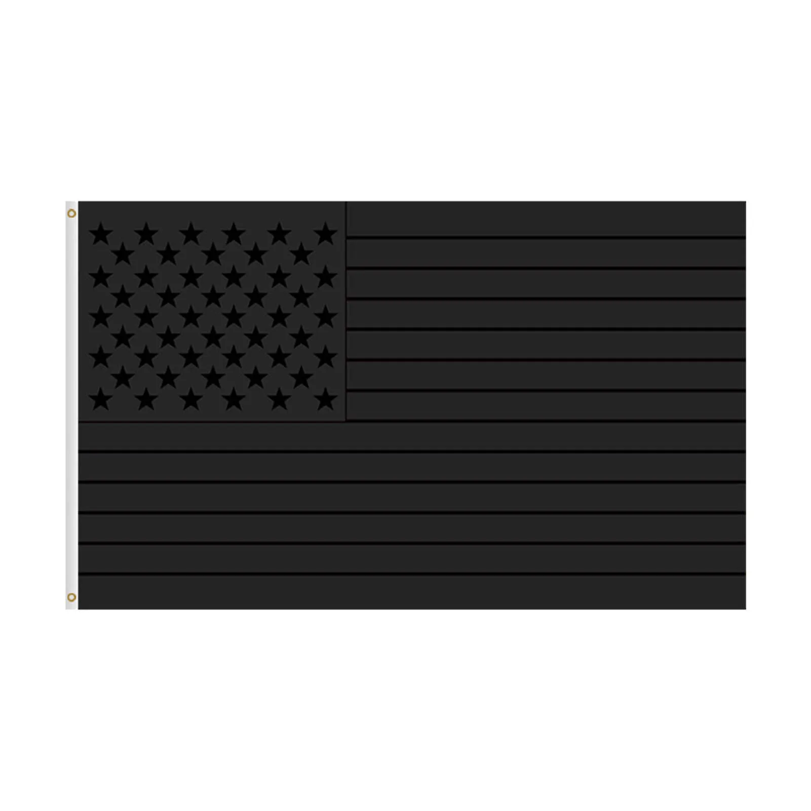 Black American Flag Wallpaper