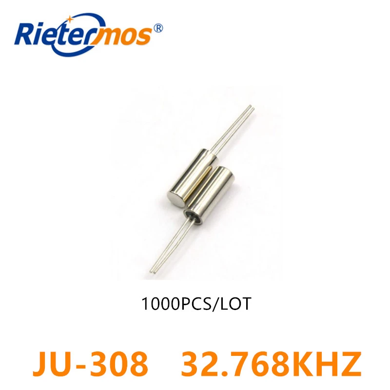 1000pcs 32.768khz 32768hz 3x8 Crystal Oscillator 3*8mm Cylindrical Ju-308 Made In China ...