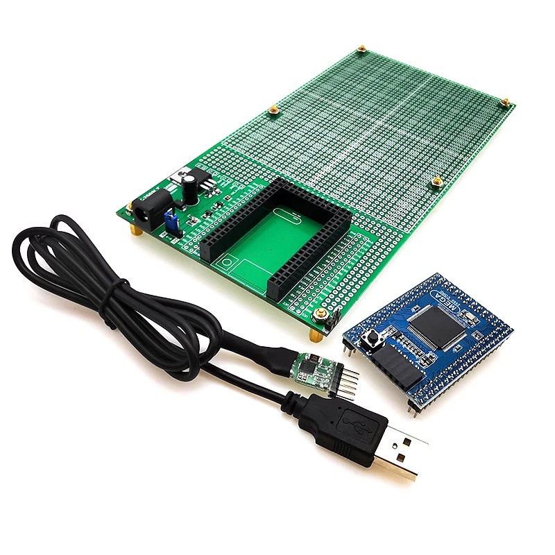 Double Side Prototype Pcb Breadboard Diy 100x200mm 4.096v For Arduino ...