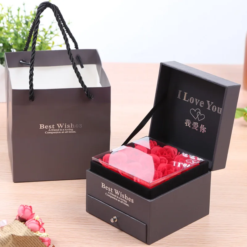 ROSE-SPACE-Rose-Flower-Box-For-Christmas-Gift-Girlfriend-Couple ...