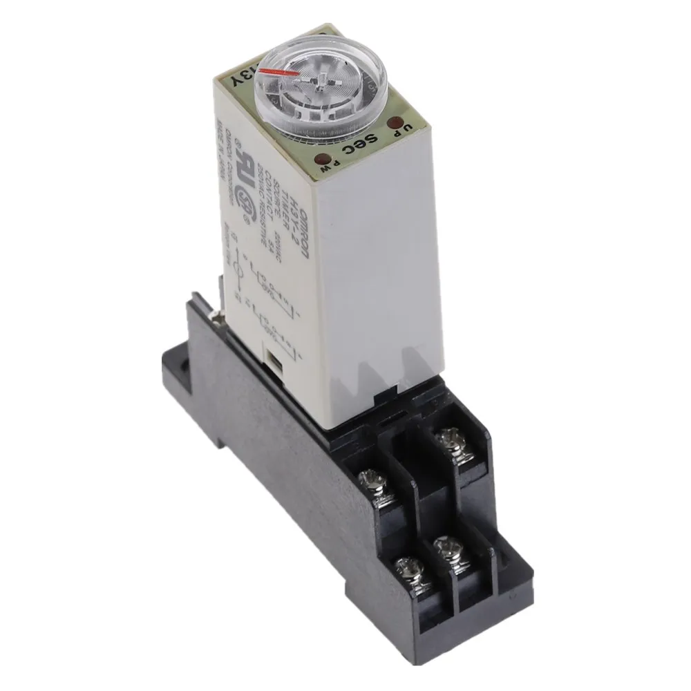 & Base 10sec-60min H3Y-2 AC 110V DC12V 24V Delay Timer Time Relay ...