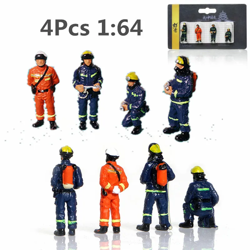 4Pcs/Set DIY 1:64 Sand Table People