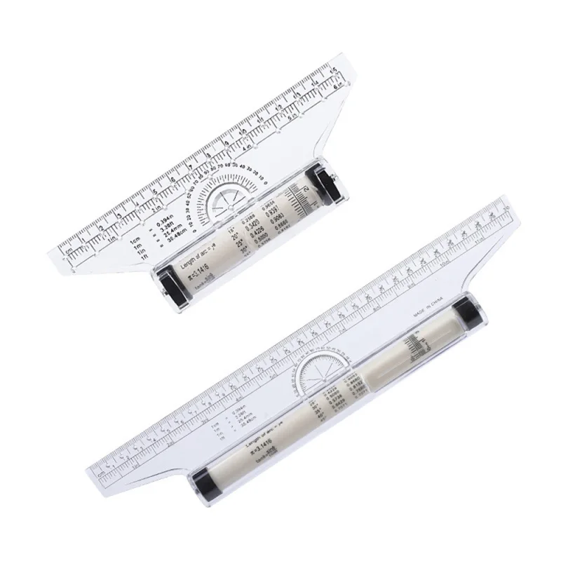 1pc Drafting Roller Ruler Multi-purpose Drawing Design Translation ...