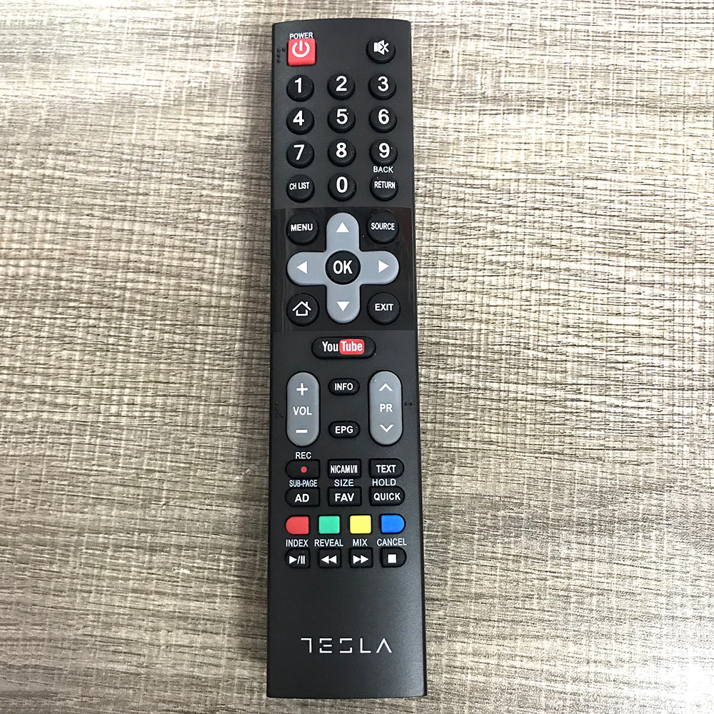 New Original For Tesla Lcd Tv Remote Control With Youtube 539c-266702 ...