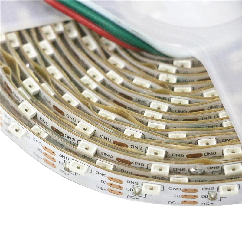 SK6812 4020 LED Side Emitting LED Strip 60leds/m WS2812B IC Addressable ...