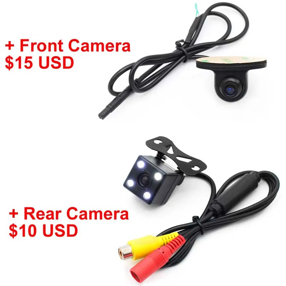 Dual-Channel Car Parking Sensor System with 2 Video Inputs | 8 Sensors ...