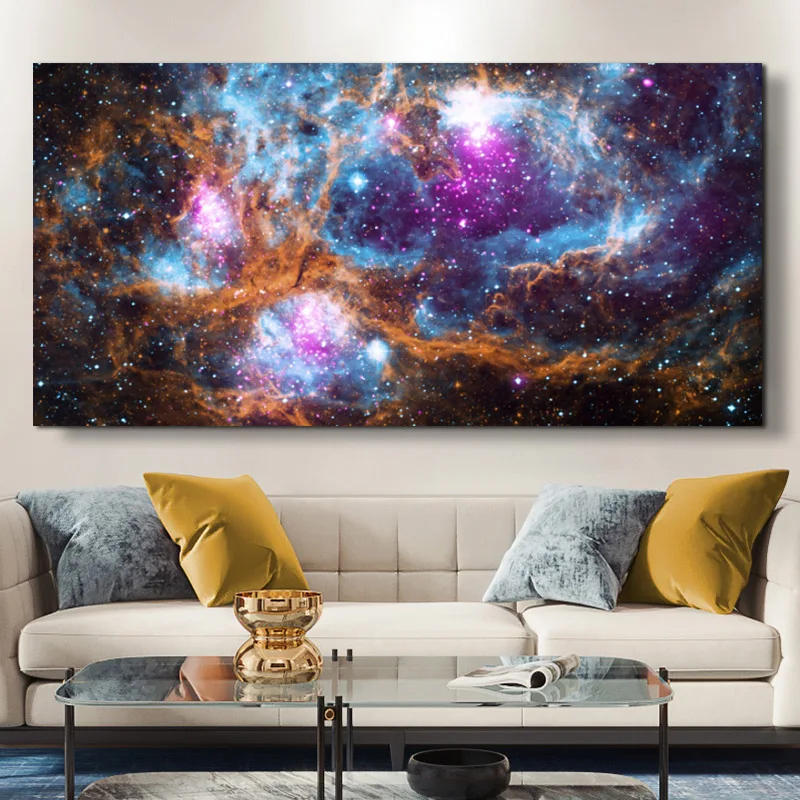 Nebula In Room Walls
