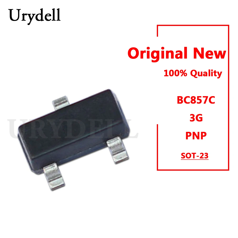 50 unidades BC857C 3G PNP Transistor de uso General SOT 23|Transistores| - AliExpress