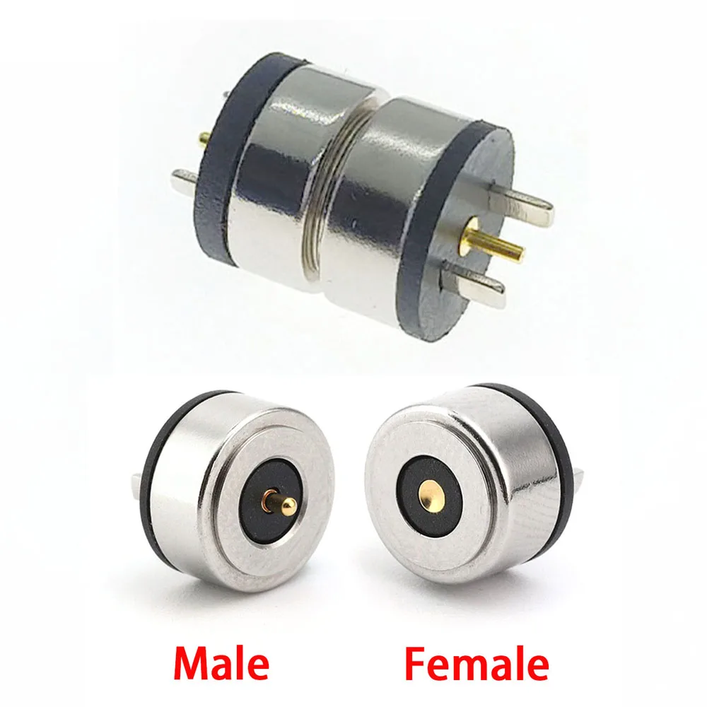 5pcs 10mm Magnetic DC Power Charging Magnet Connector Port 3A High ...