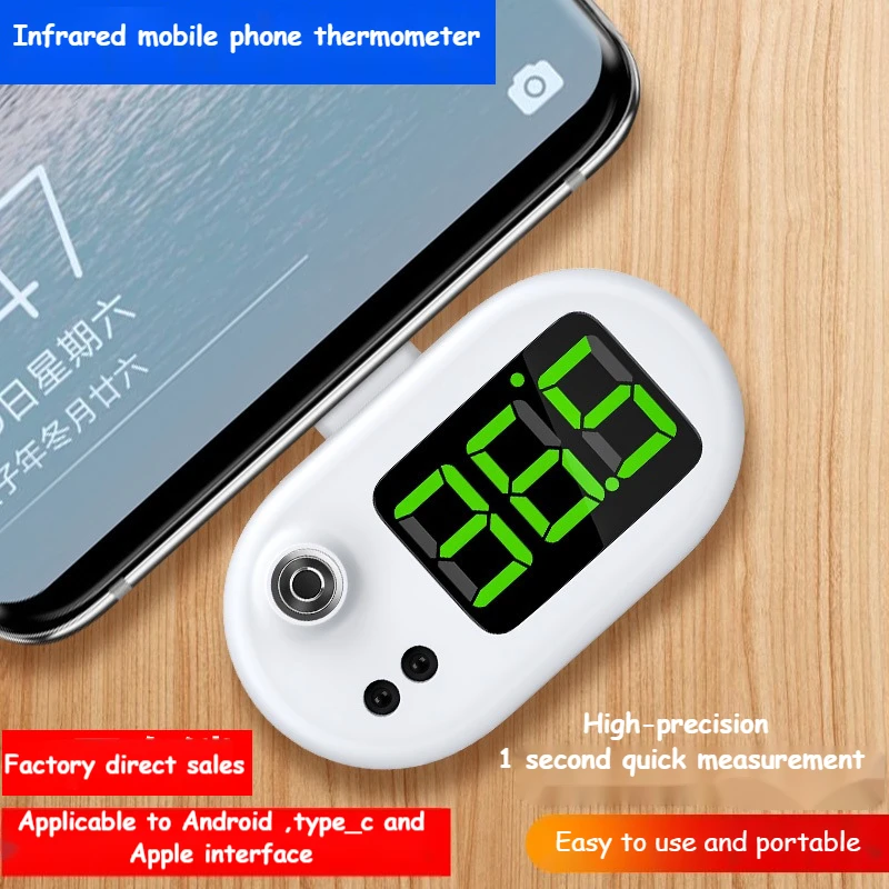 Mini-Infrared-USB-Digital-Thermometer-With-Type-C-Android-Plug-For ...