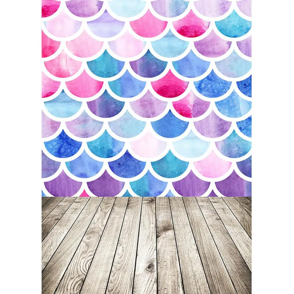 Paper & Party Supplies Silent Cartoon Fish Scales Backdrop Baby Shower ...