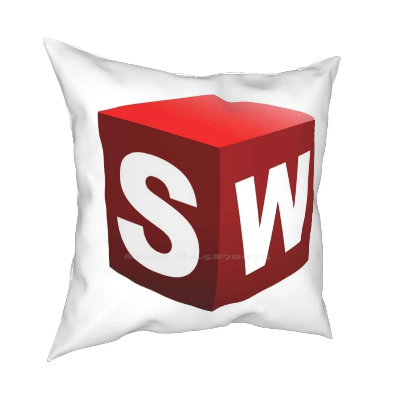 3D Cad/Cam/Cae Solid Works Designer Throw Cushion Pillow Cover Solid ...