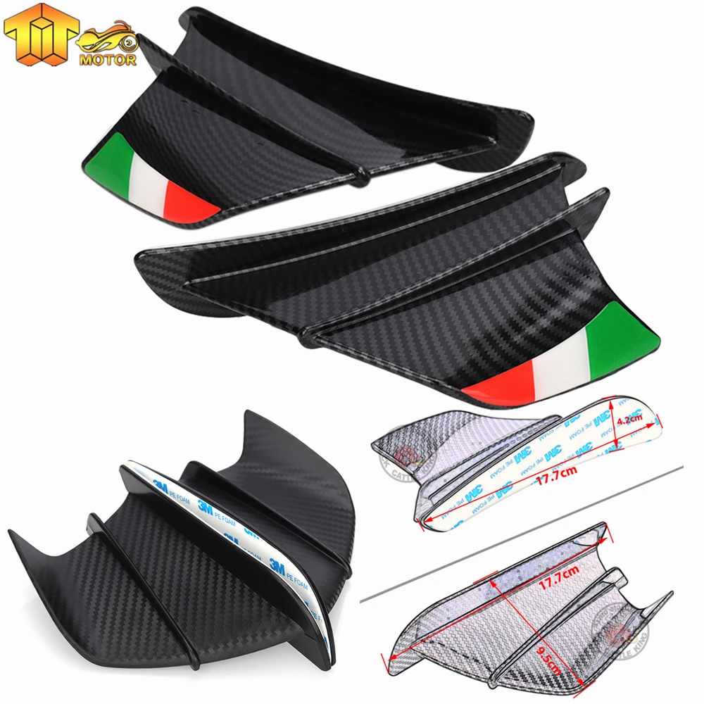 Motorcycle-Winglet-Aerodynamic-Wing-Kit-Spoiler-For-Kawasaki-Z1000SX ...