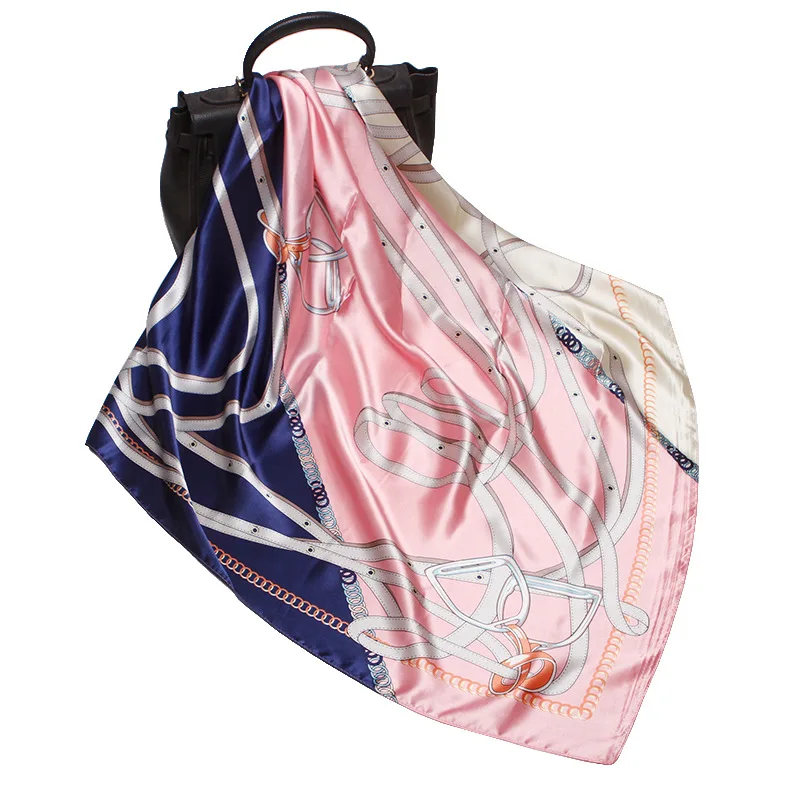 2020-Fashion-Kerchief-Silk-Satin-Neck-Scarf-For-Women-Print-Hijab ...