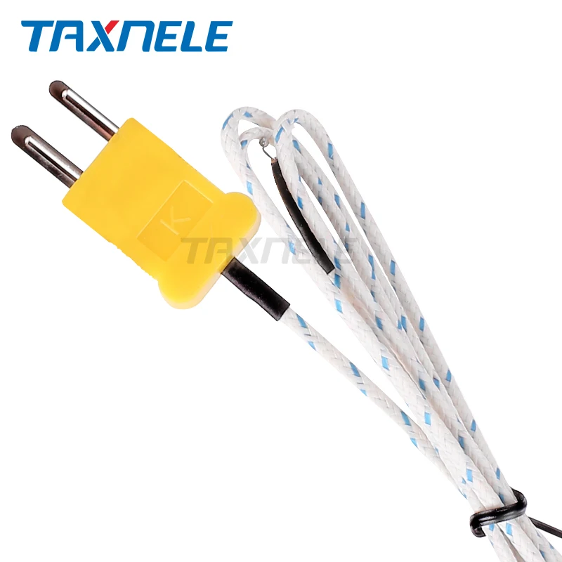1/1.5/2/3m Length Wire K-type Thermometer Line Test 500C TP-01 ...
