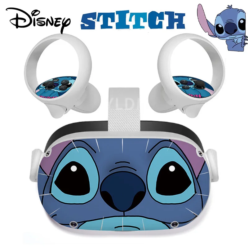 New Disney Stitch for Oculus Quest 2 VR Sticker Headset Virtual Reality ...