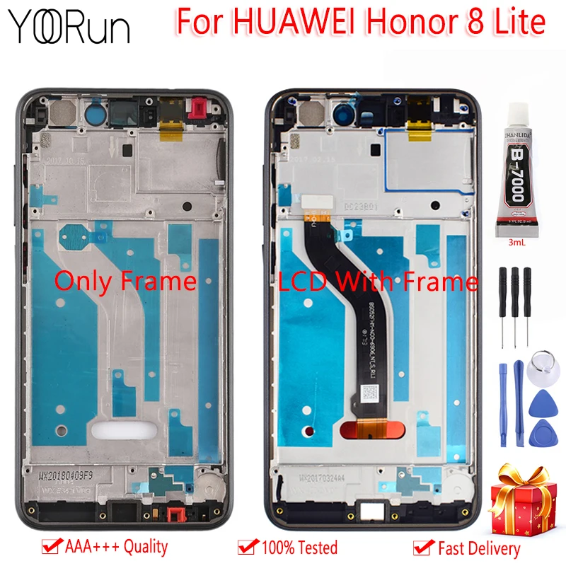 5," дигитайзер для HUAWEI Honor 8 Lite PRA TL10 ЖК-дисплей кодирующий преобразователь сенсорного ...
