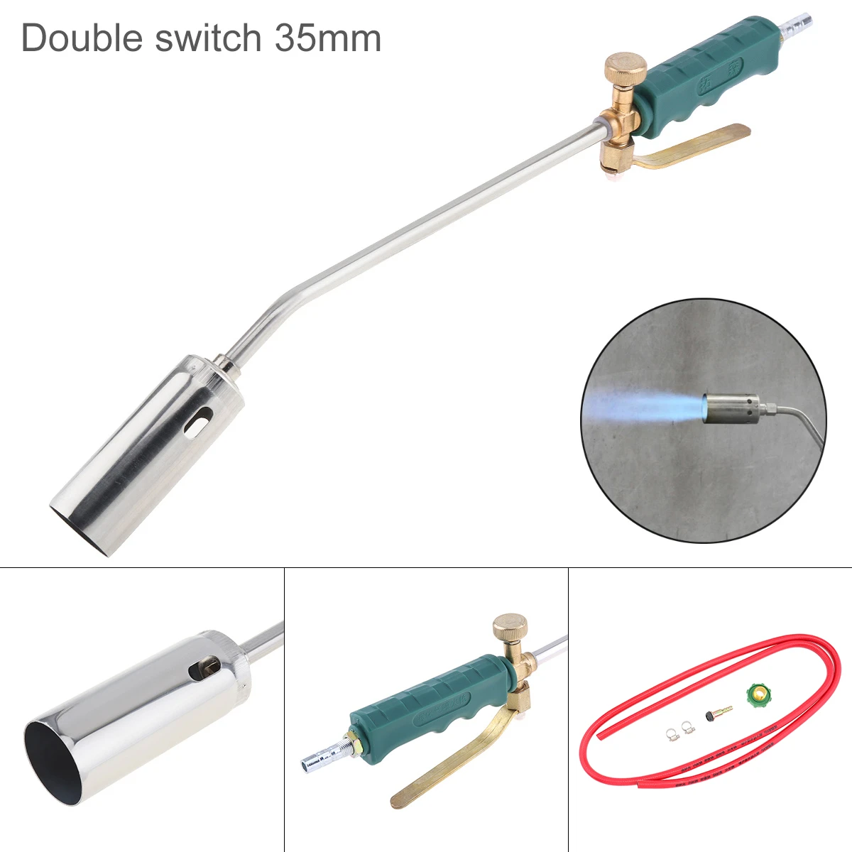 Double Switch Type Liquefied Gas Torch 35/50mm Welding Spitfire-gun ...