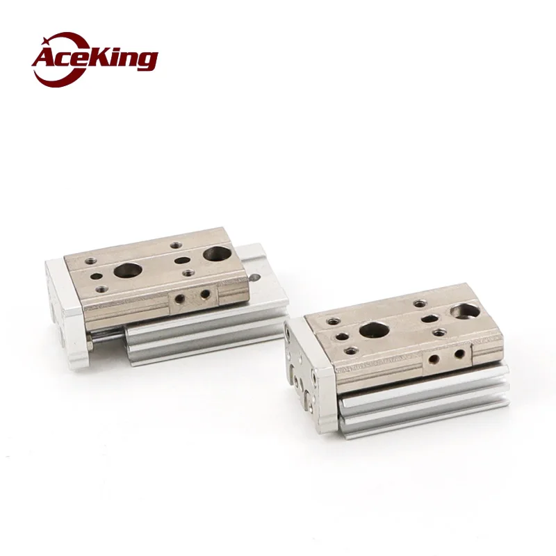 cylinder with guide rail dual axis precision pneumatic slide table HLQ ...