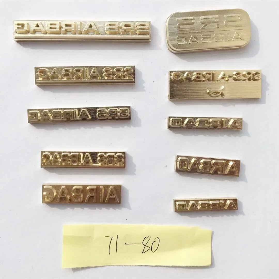 D75-D93-SRS-Airbag-Dashboard-Brass-Mould-Luxury-Car-Logo-Embossing ...