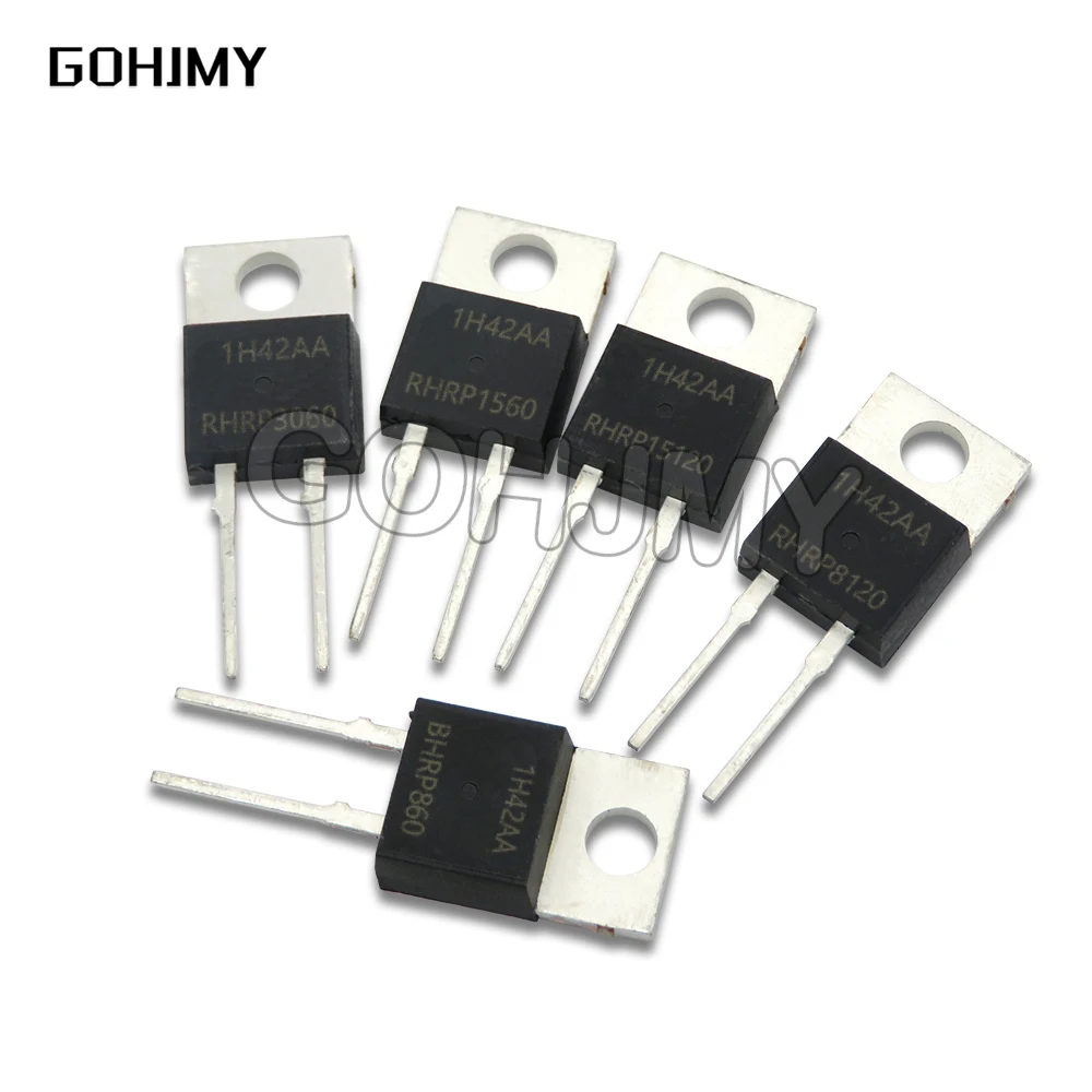 10PCS-RHRP3060-TO220-2-fast-recovery-rectifier-diode-TO-220-600V-30A ...