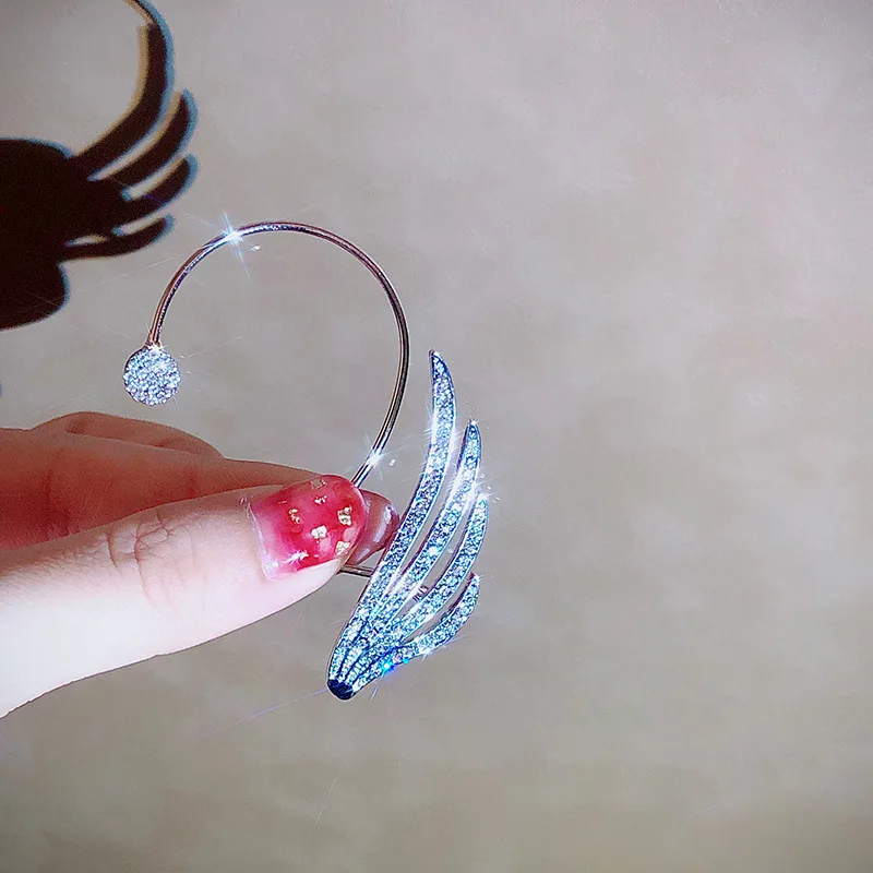 Angel Wing Rhinestone Earrings - Gifts for idea