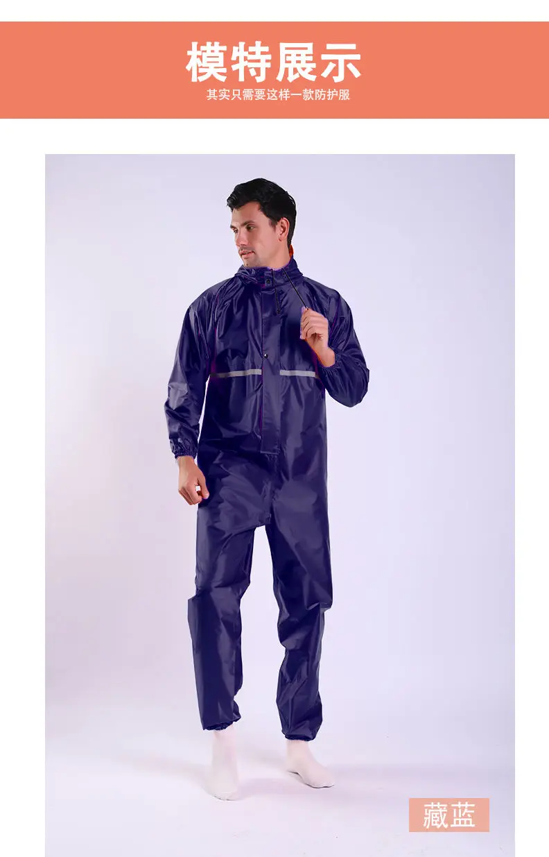 Trench,Salopette une pièce étanche à la poussière, imperméable à ...