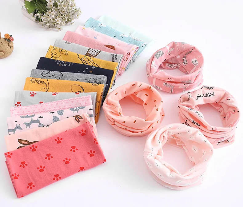 New Baby Neck Scarf Magic Cute Cartoon Cotton Bandana Neck Gaiter Snood ...