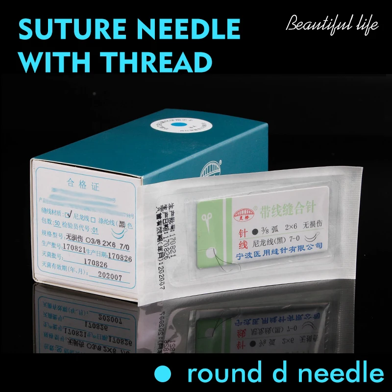 Surgical-Round-Suture-needle-surgery-tool-microsurgery-nylon ...