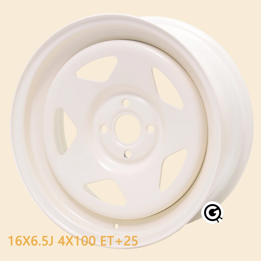 16inch-steel-wheel-16X6-5J-4holes-4X100-offset-25-milky-white.jpg